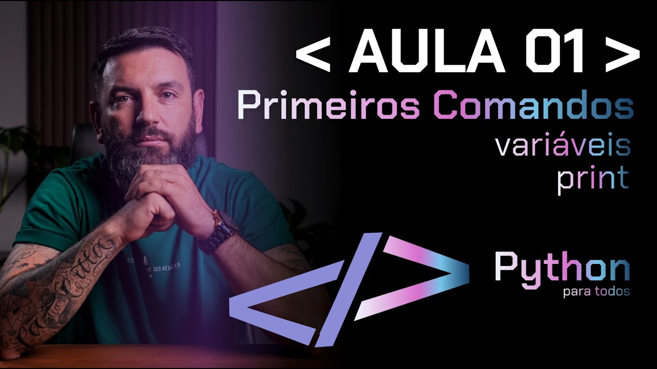 Python - Aula 01 - Primeiros Comandos e Sintaxe - YouTube