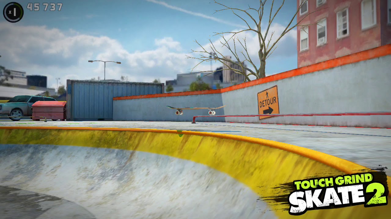 Touchgrind Skate 2: How to do kick flips on to rails - YouTube