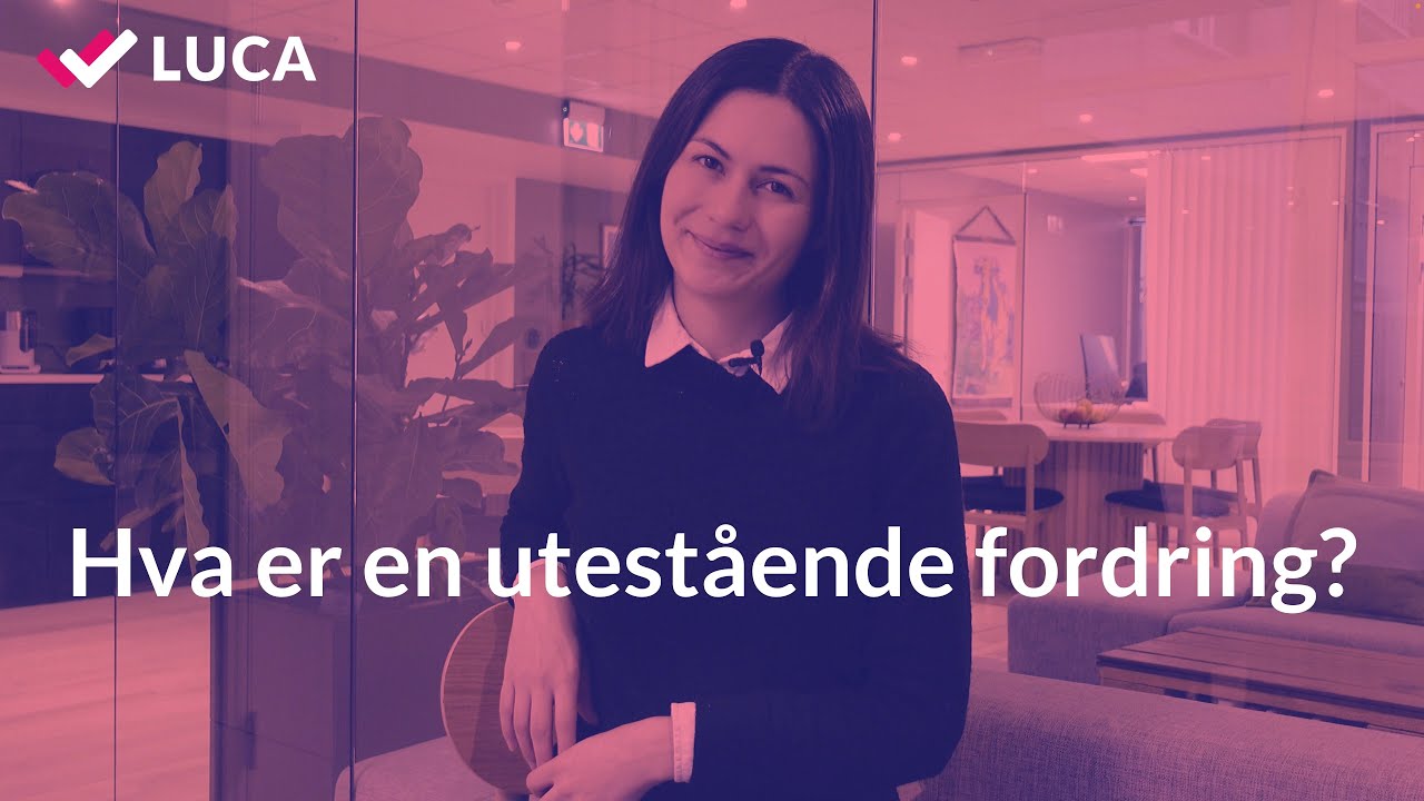 Hva er en utestående fordring? - YouTube