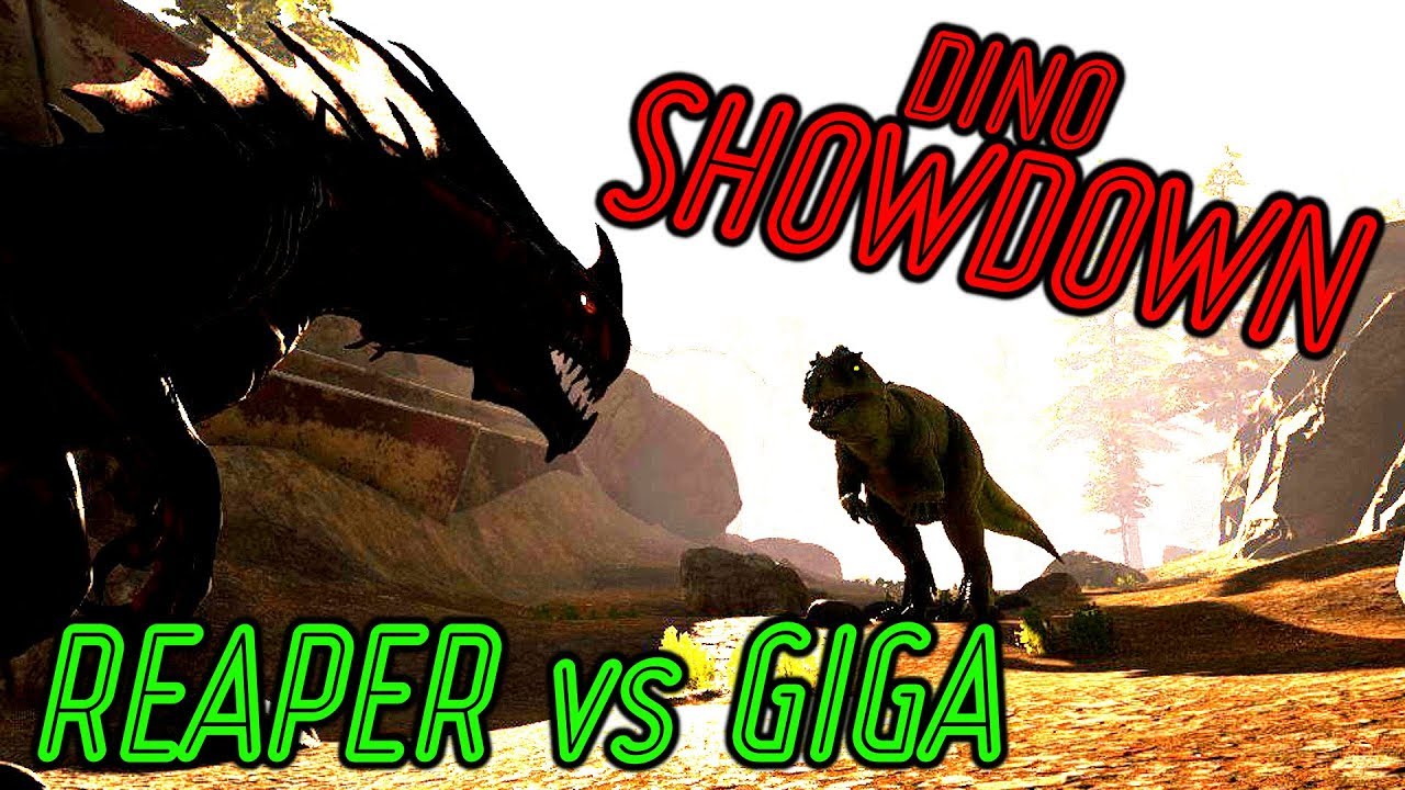 REAPER VS GIGA - DINO SHOWDOWN! | ARK: Survival Evolved - YouTube