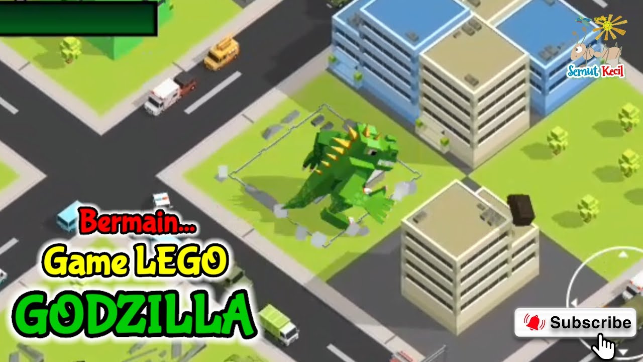 Bermain Game LEGO Godzilla - YouTube