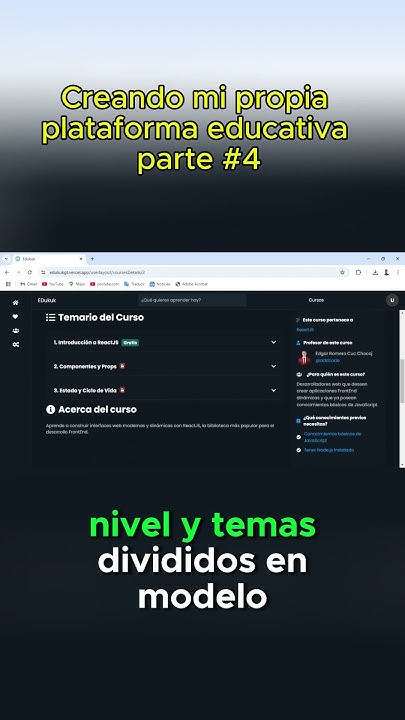 Plataforma Parte 4 Cursodejavascript Javascriptdesdecero Programadoresweb Reactjs Youtube