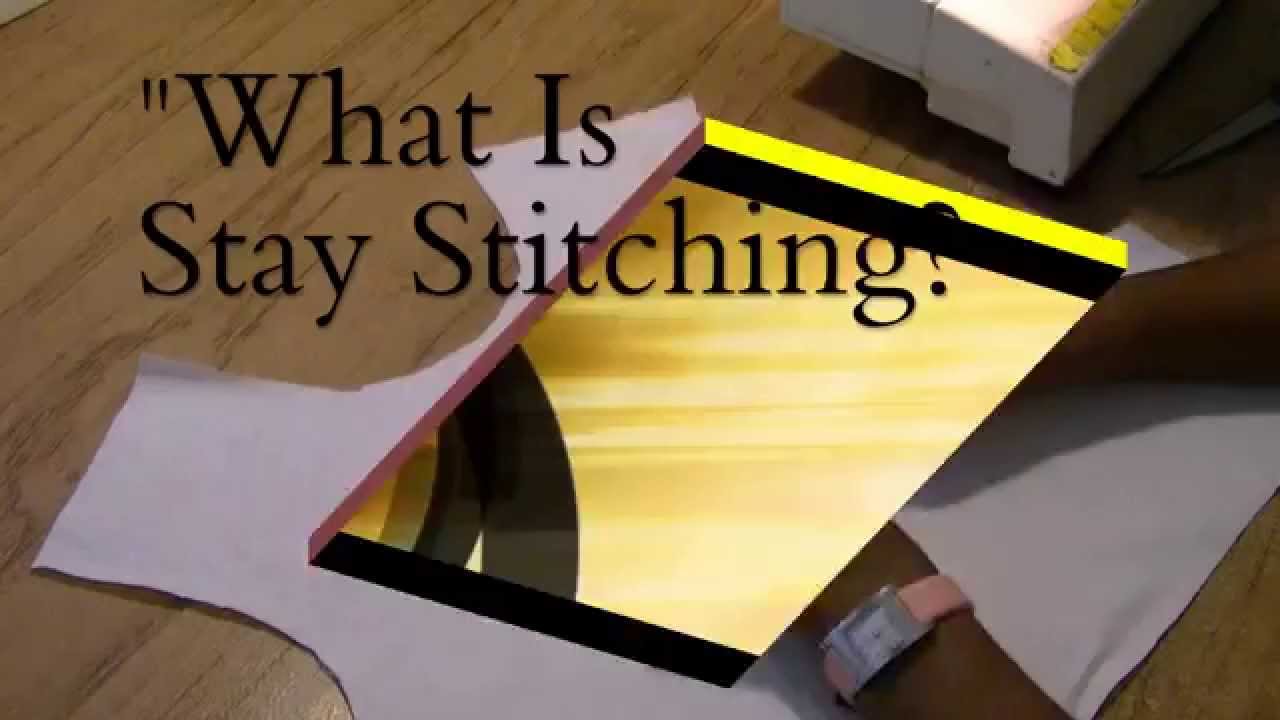 How To Sew Stay Stitching - Viewer Request - YouTube