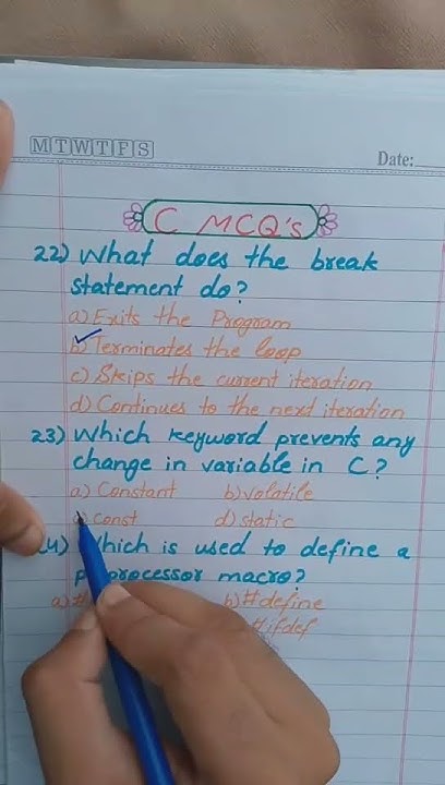 C Programming Mcq S Part8 Coderslife Programminglanguage Codinglover Youtube
