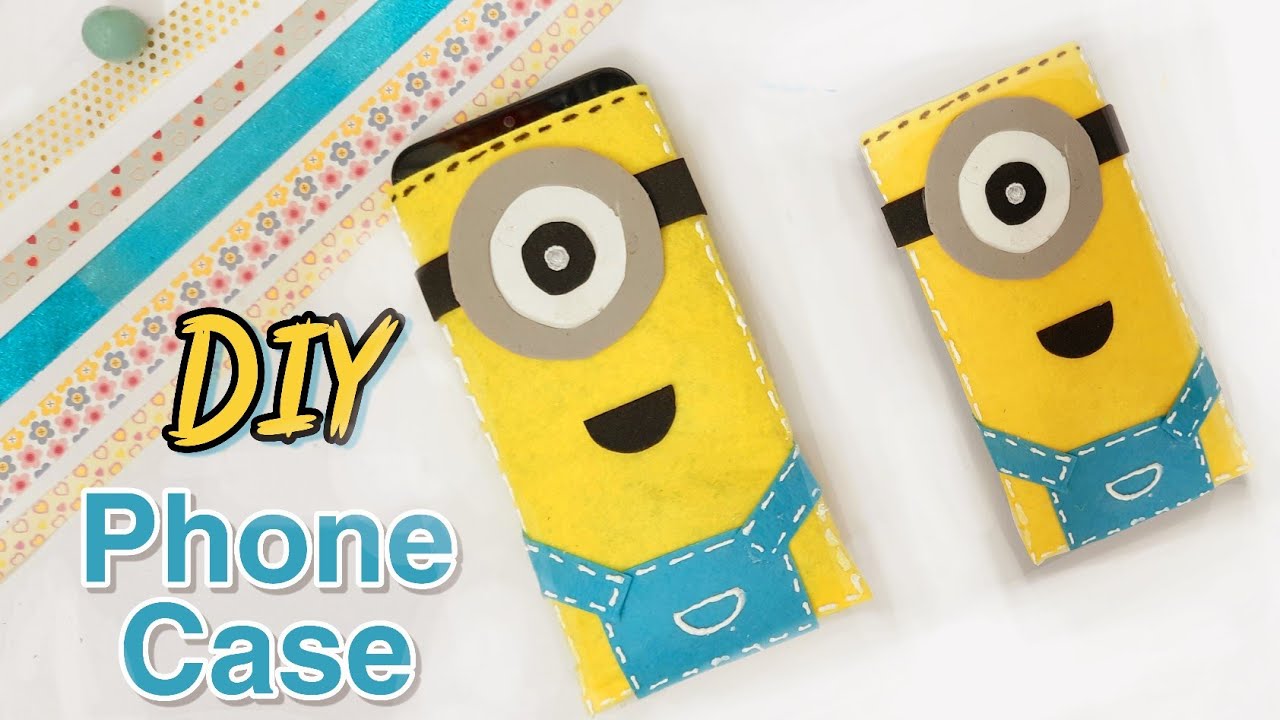 DIY Phone Case | Minion Phone Case | Despicable Minion | - YouTube