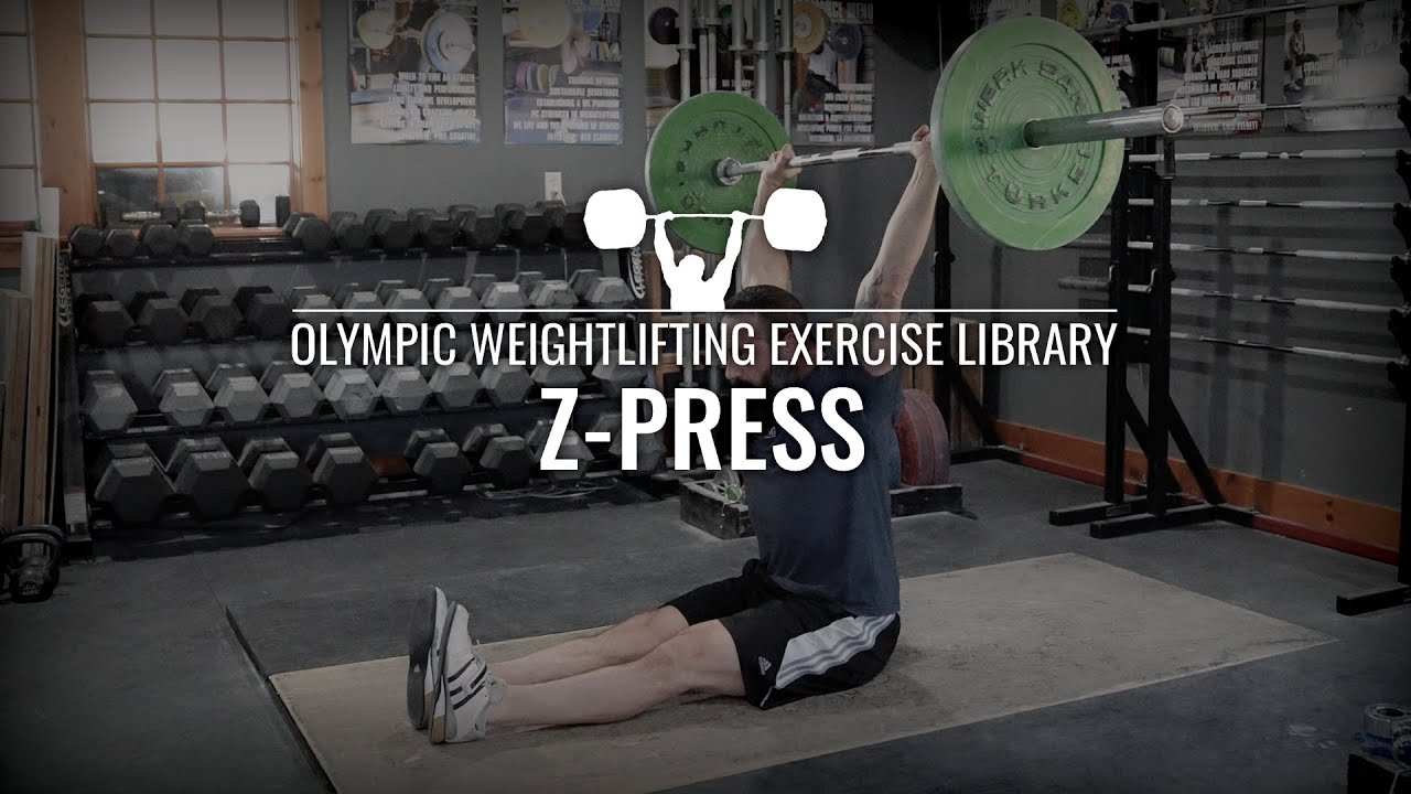 Z-Press | Olympic Weightlifting Exercise Library - YouTube