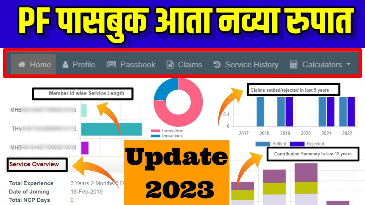 EPFO Member Passbook New Update | PF धारकांसाठी खूप फायदे | - YouTube