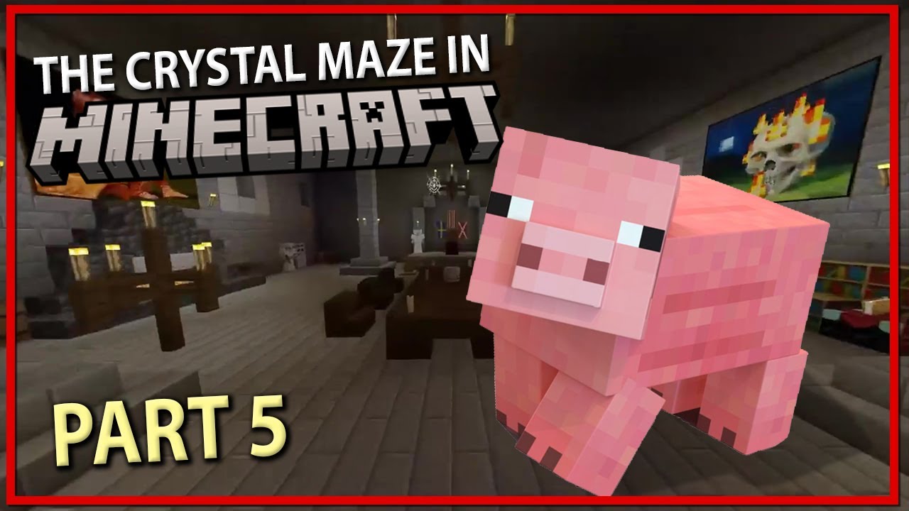 The Crystal Maze in MINECRAFT Part 5 - Trouble with Pigs - YouTube