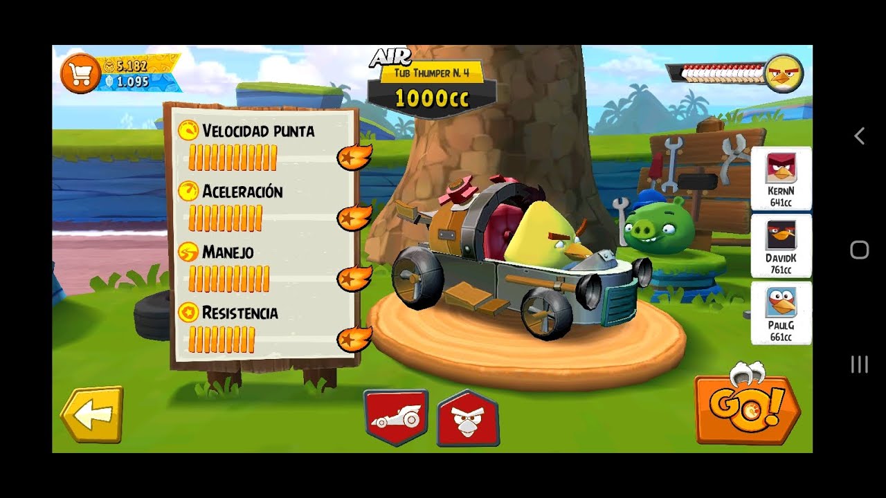 Angry Birds Go Nitro ! Playing Multiplayer - YouTube