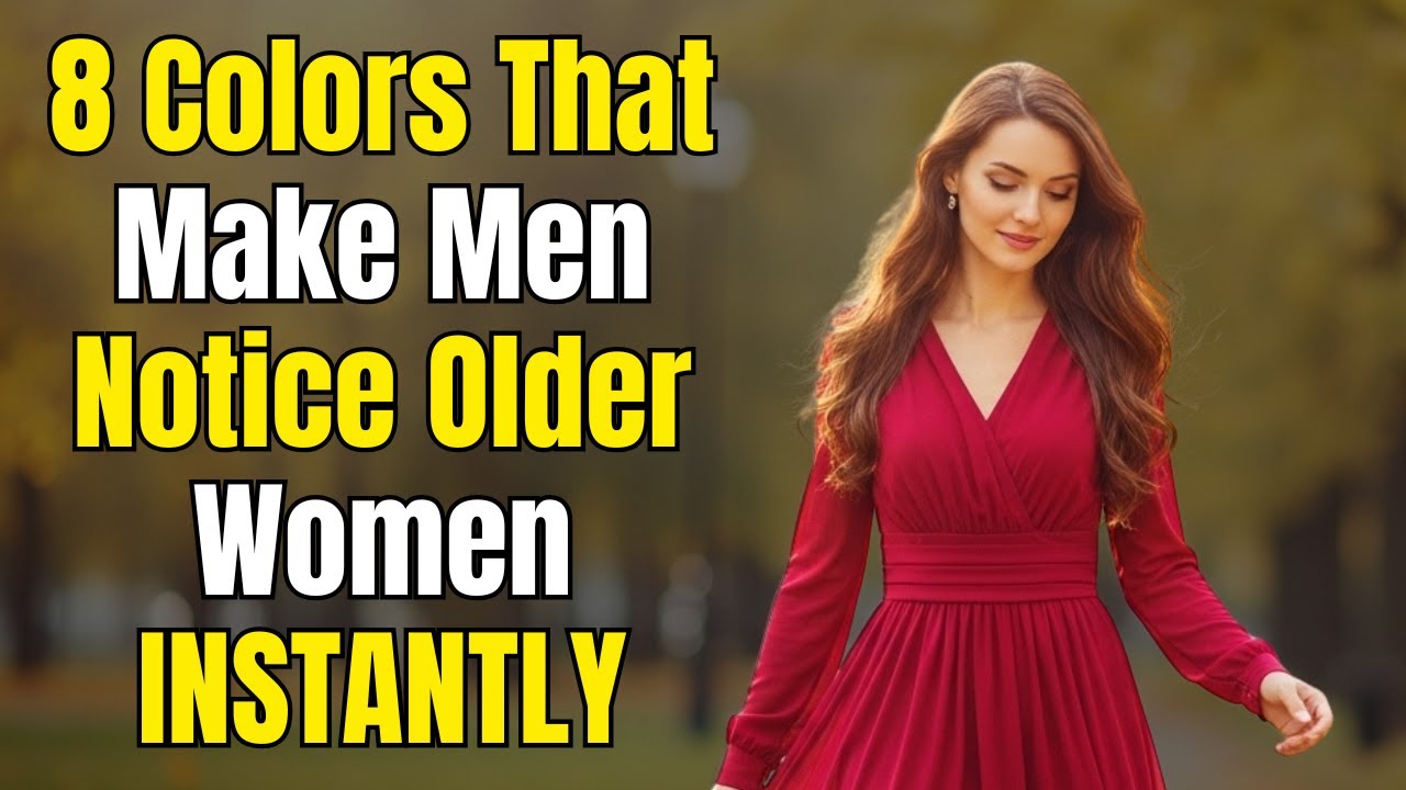 8 Colors That Make Men Notice Older Women INSTANTLY - Graceful Over 60 ...
