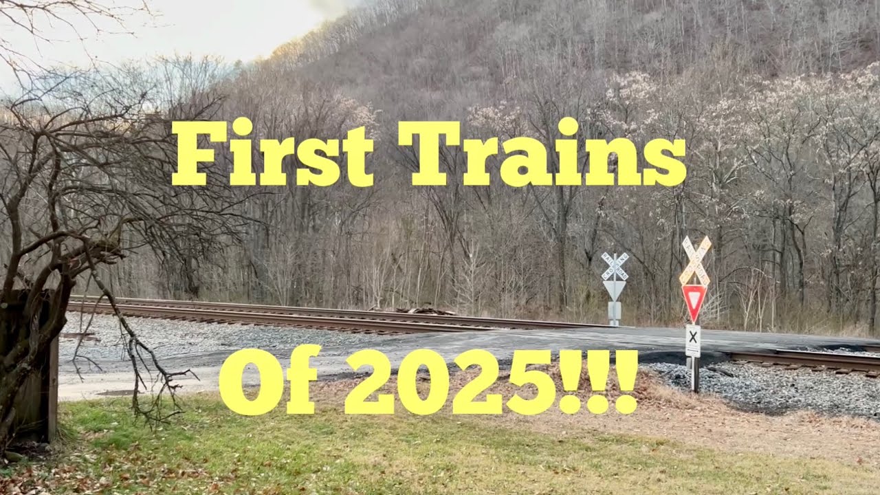 First Trains of 2025!!! - YouTube