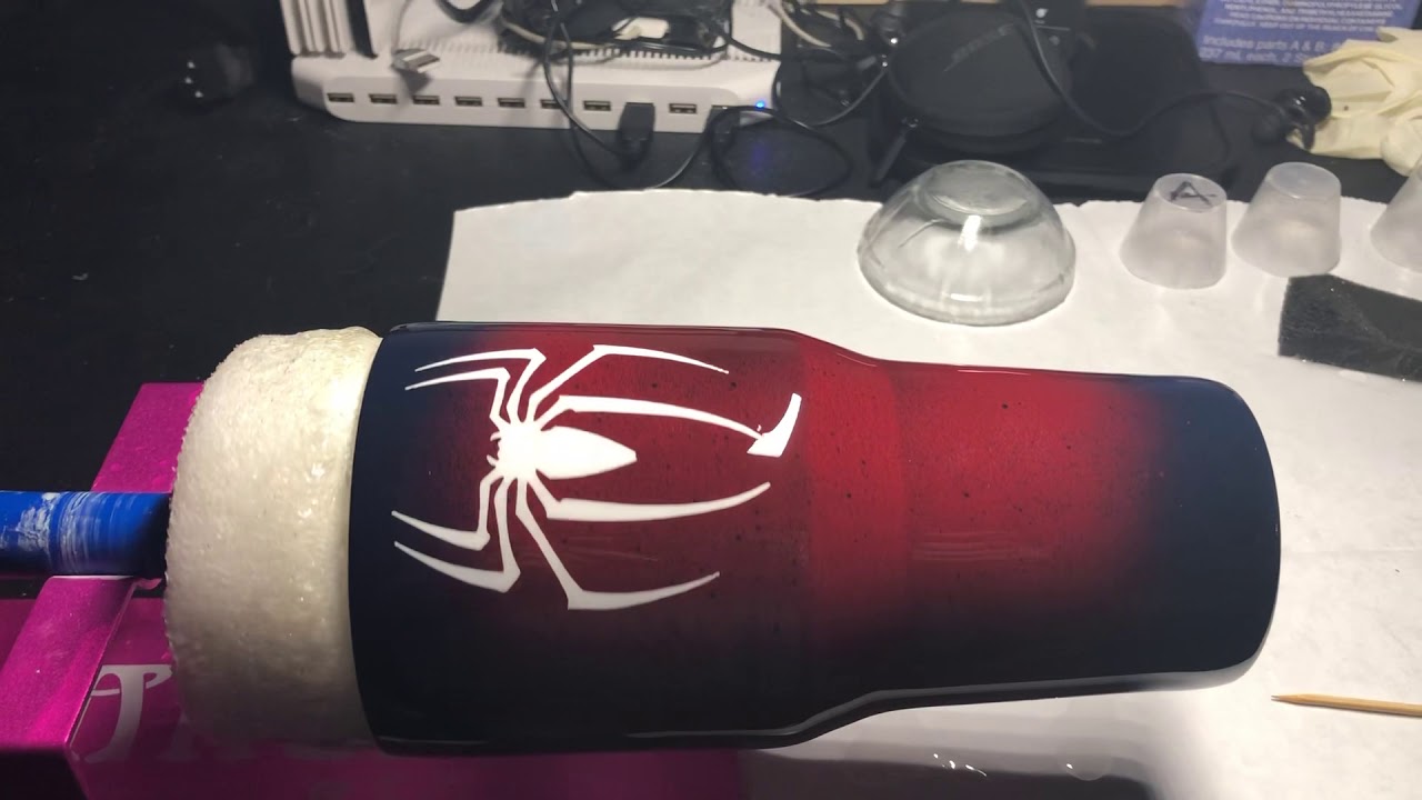 Spider Man Custom Tumbler - YouTube
