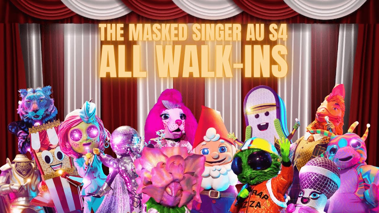 All WALK-INS | The Masked Singer AU S4 | The Masked Central - YouTube