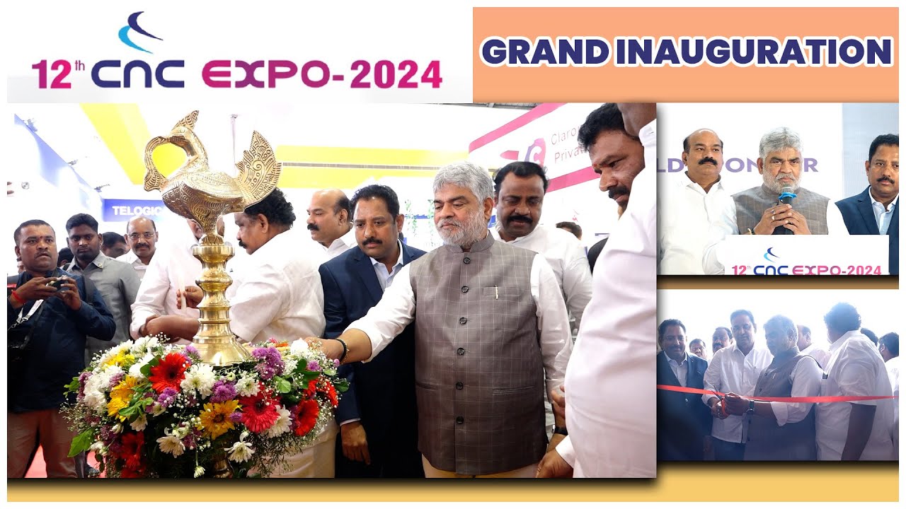 CNC EXPO 2024 | 12th Edition Launches by Gaddam Prasad Kumar - YouTube