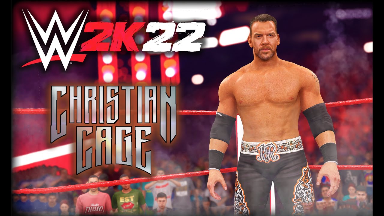 WWE 2K22: Christian Cage '22 w/ Tron & Theme 4K - YouTube