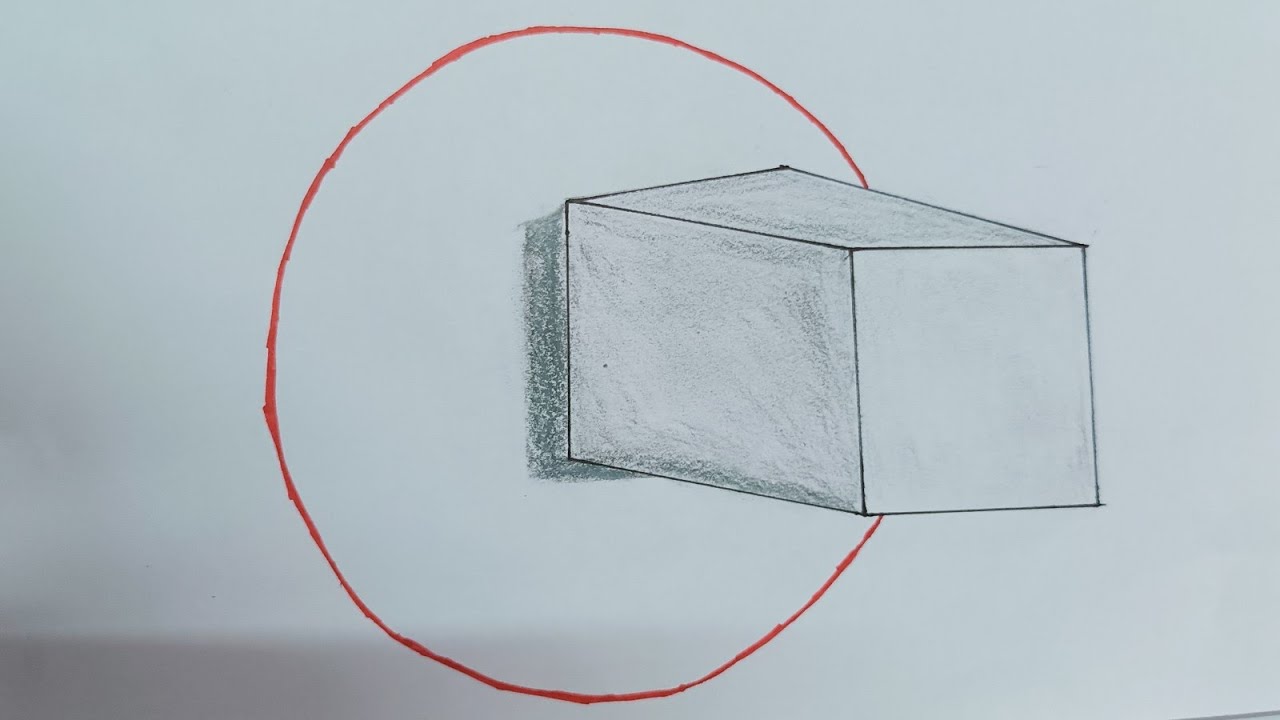 3D cube drawing In A Circle, How to draw An Easy 3D illusion - YouTube