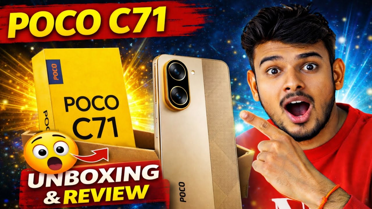 Poco C71 Unboxing And First Impressions || Poco C71 Camera Test And ...