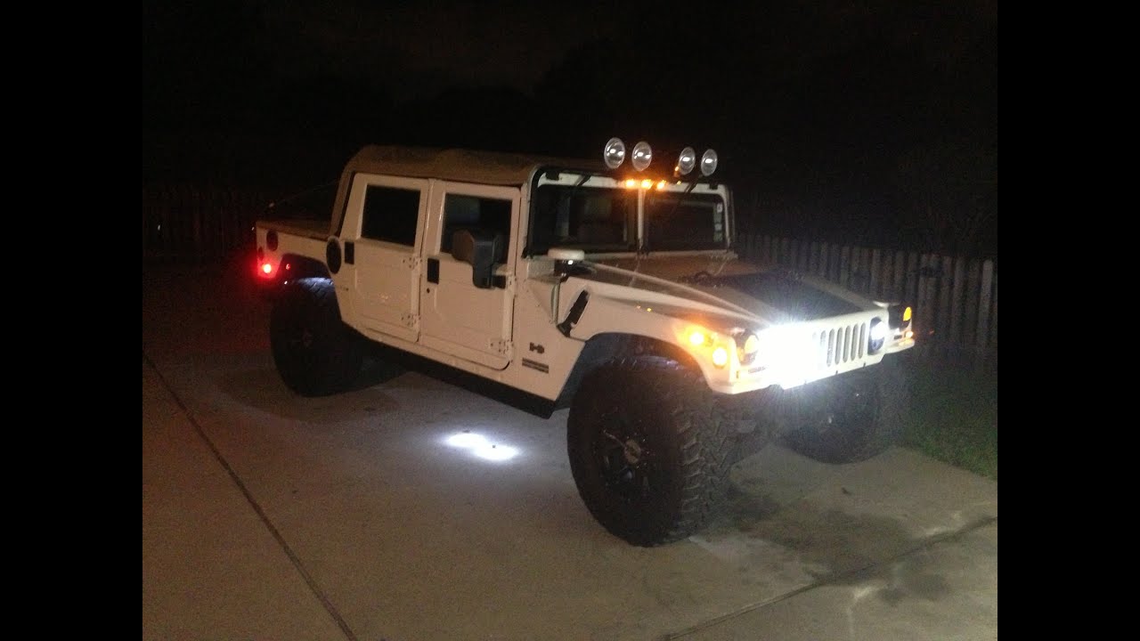 Vision X Lighting - Hummer H1 - YouTube