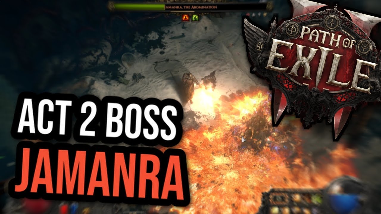Jamanra The Abomination | Act 2 Final Boss | Mercenary Gameplay | Path ...
