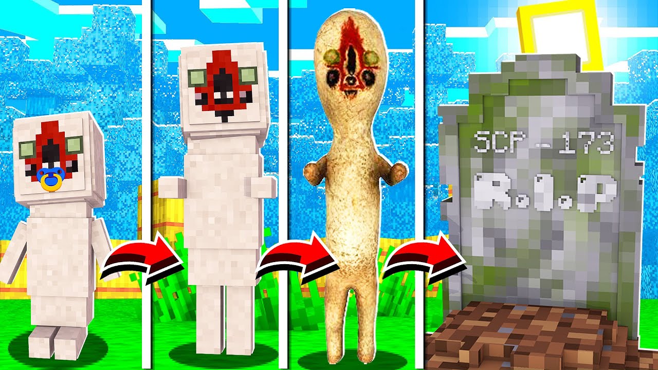 CICLO DE VIDA DO SCP-173 NO MINECRAFT! - YouTube