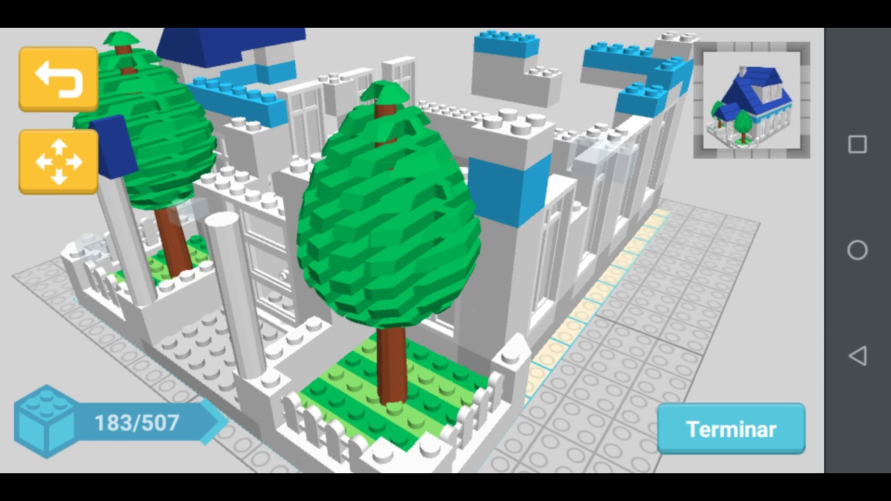 Building house in draw bricks - YouTube