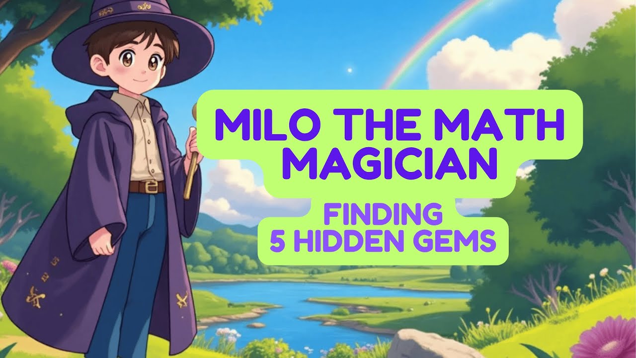 📌 Finding 5 Hidden Gems | Milo The Math Magician | Fun Math Adventure # ...
