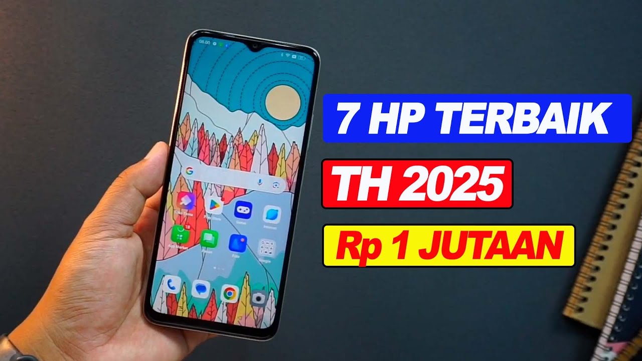 7 REKOMENDASI HP 1 JUTAAN TERBAIK AWAL TAHUN 2025 - YouTube