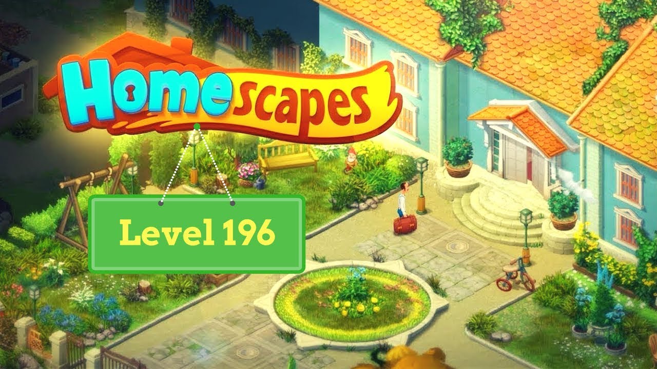 Homescapes Level 196 - How to complete Level 196 on Homescapes - YouTube