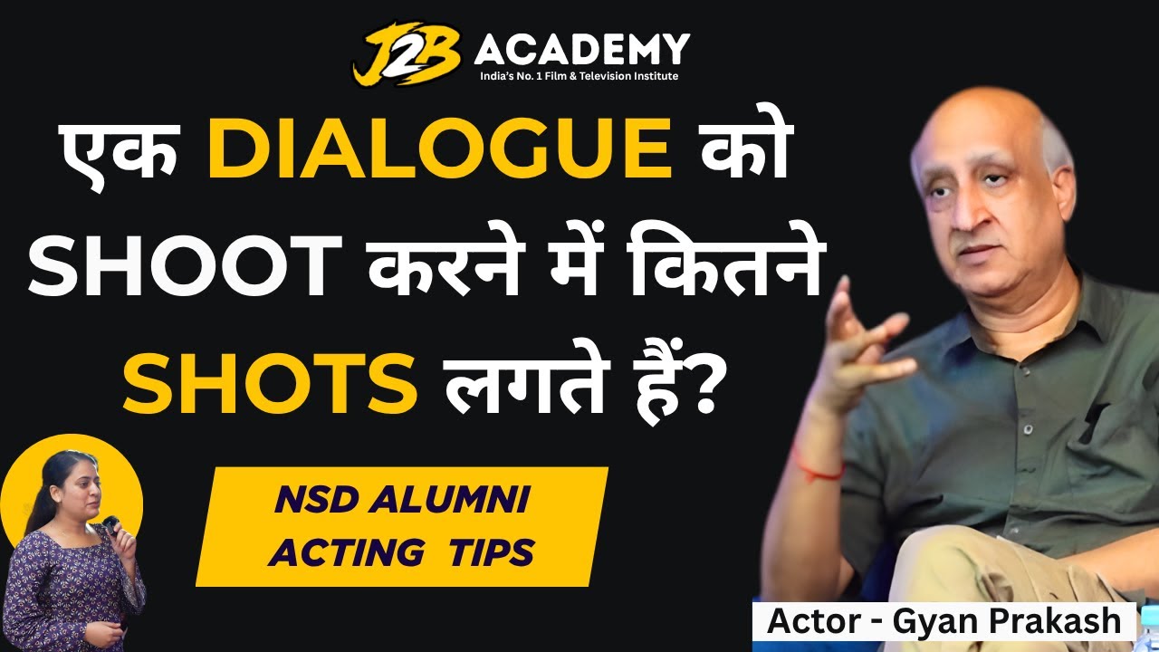 How Many Shots Does a Dialogue Take? | Acting Class by Gyan Prakash NSD ...