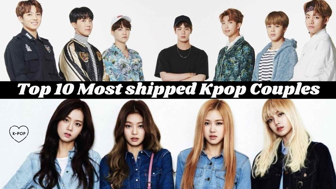 Top 10 Most shipped Kpop Couples - YouTube