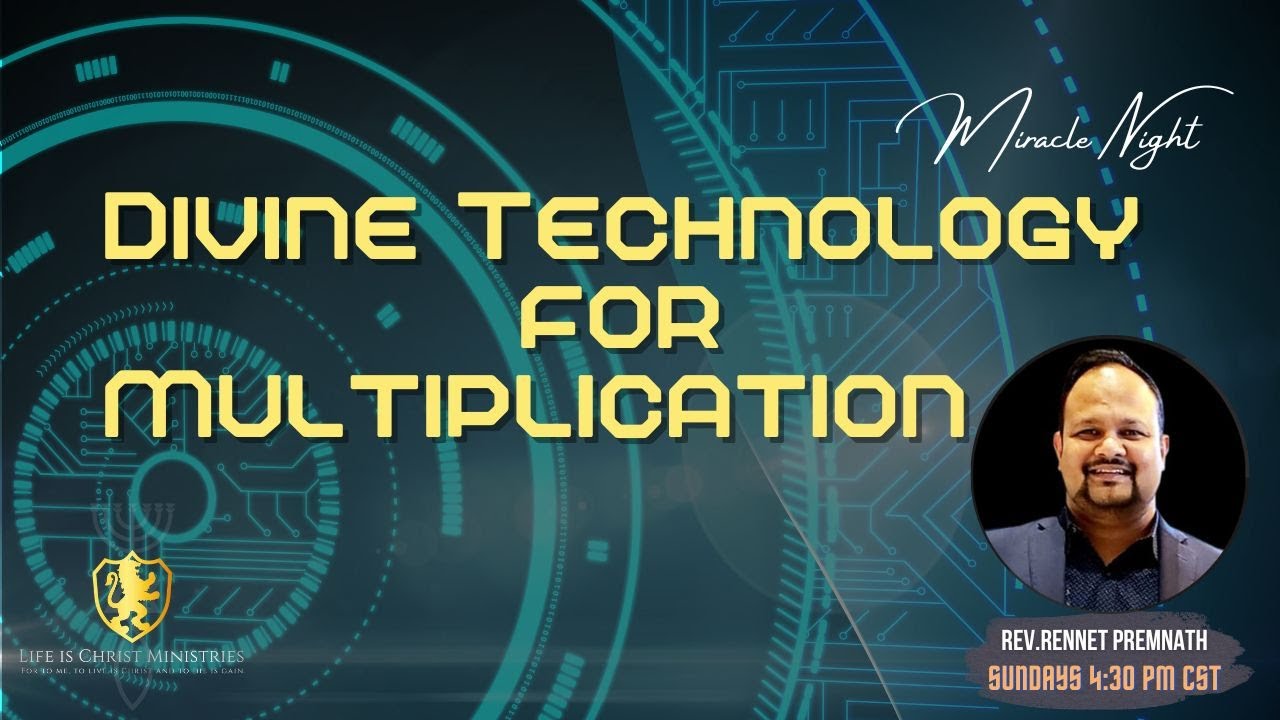 Divine Technology for Multiplication - Miracle Night - Pastor Rennet ...
