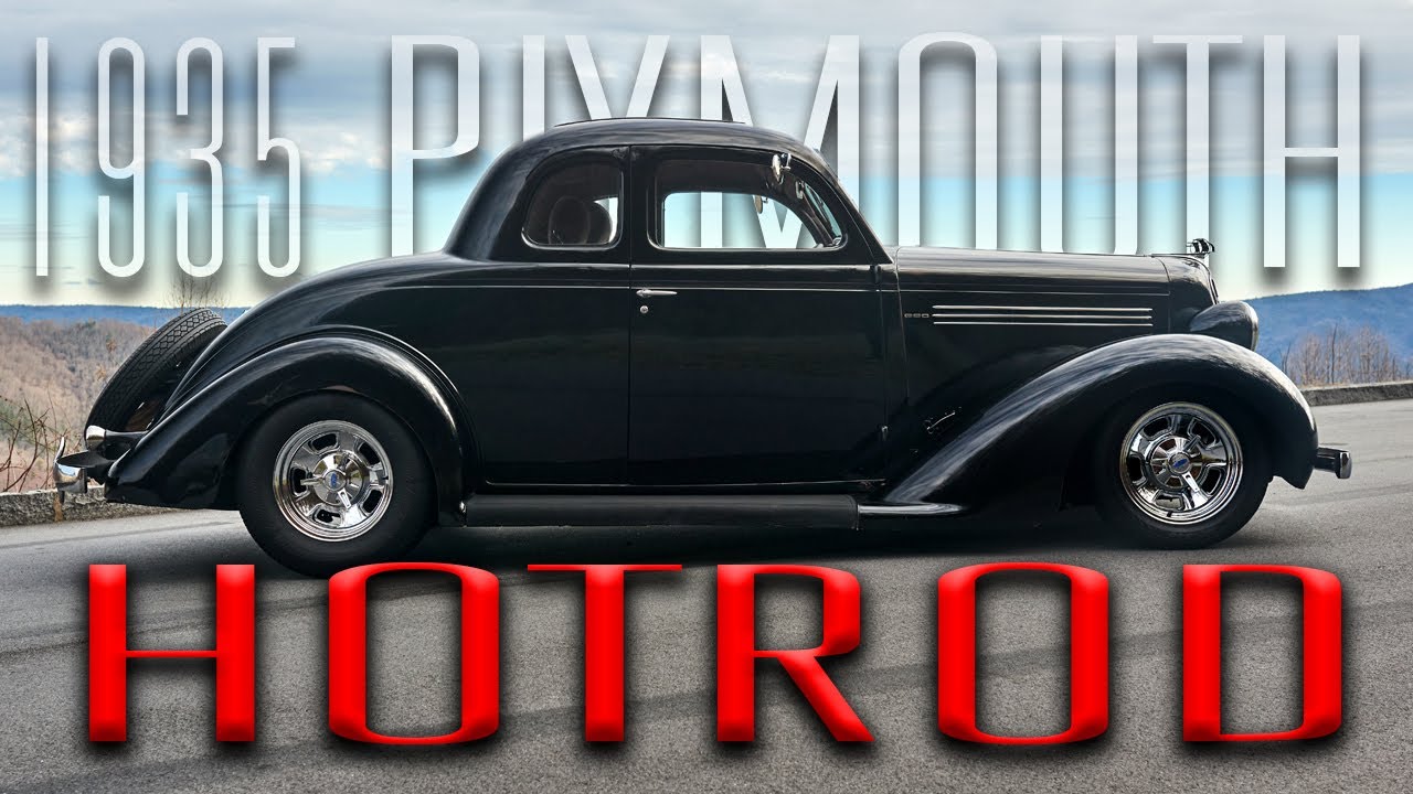 Hot Rod 35 Plymouth Business Coupe on the Blue Ridge Parkway - YouTube