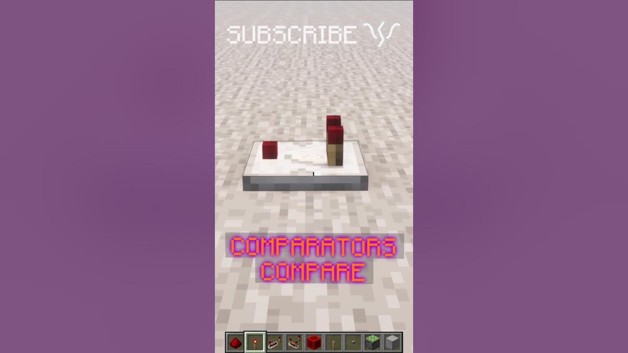 You've all been asking: WHAT DO COMPARATORS DO!? | Redstone with ...