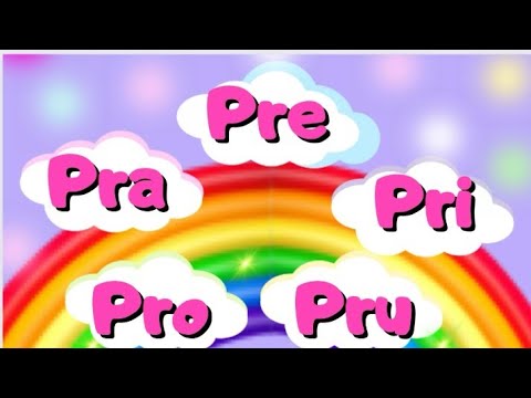 PRA PRE PRI PRO PRU, Sílabas Complexas Pr, Alfabeto Infantil ...