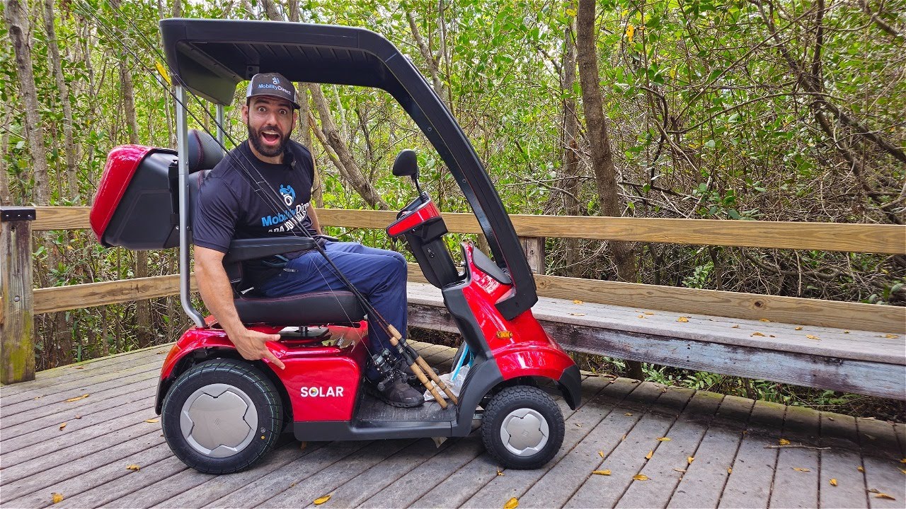 Solar Powered Mobility Scooter Disrupting The Industry! - YouTube