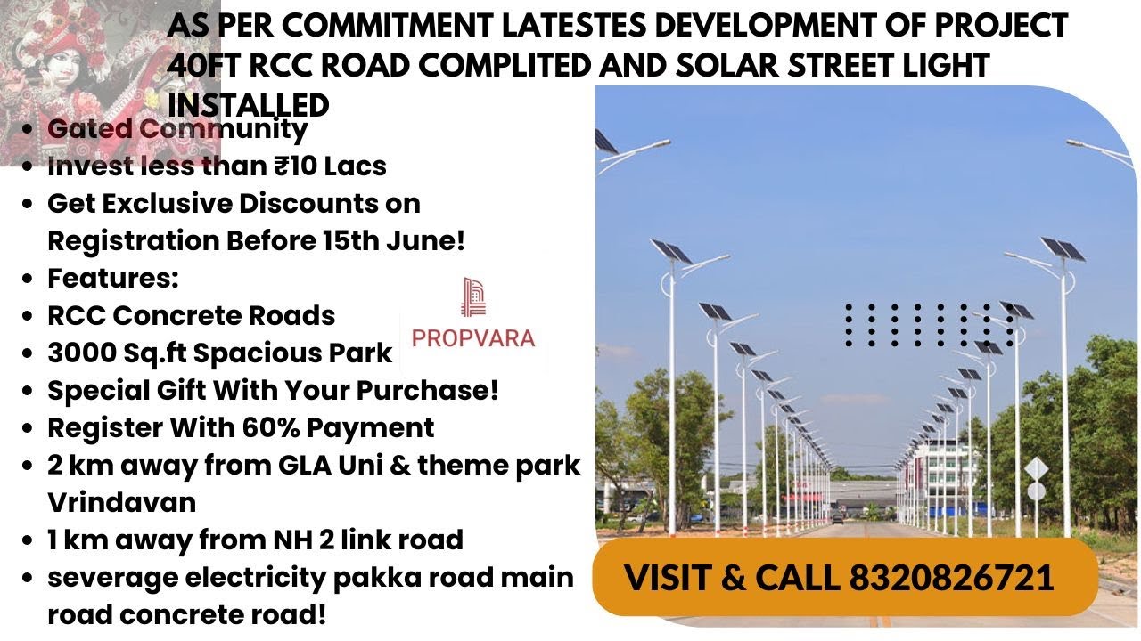 #vrindavanproperty latest developments of our project RCC road ...