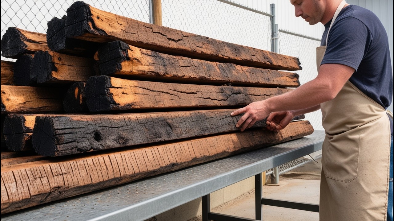 Using Seemingly Discarded Wooden Pieces to Create a Focal Point for a ...