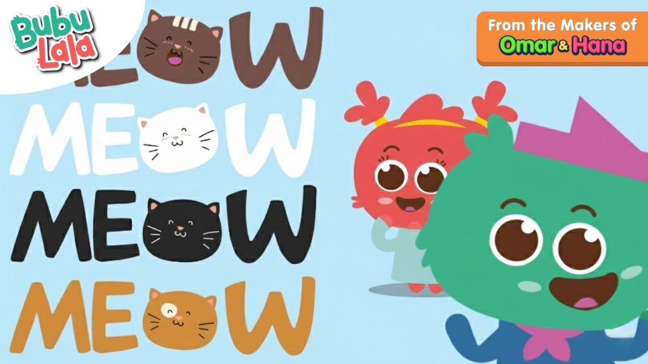 Bubu Lala: Meow | Islamic Kids Sing-Along - YouTube