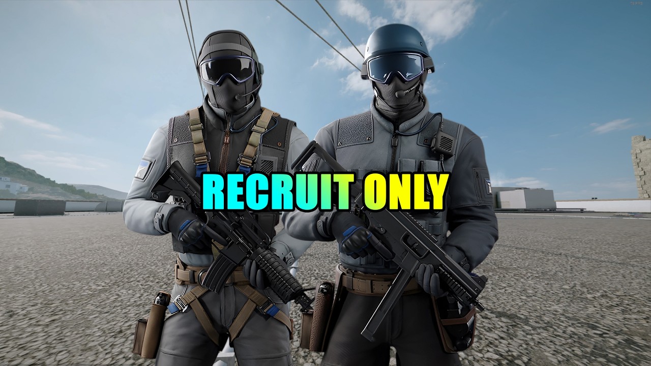 R6 but the new Recruit skins only - YouTube