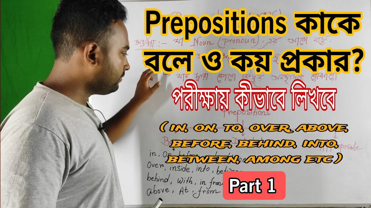 What Are Prepositions | Part 1 | Basic Preposition Rules | For All ...