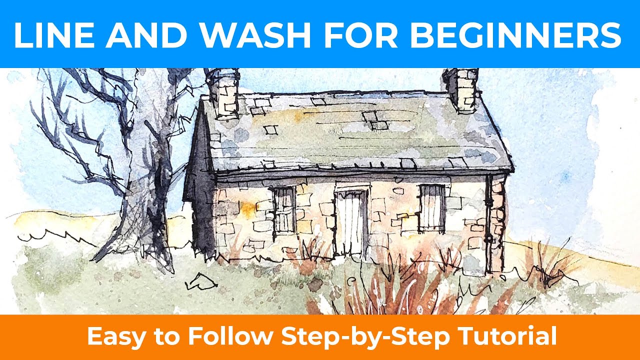 Line and Wash for Beginners - A Fountain Pen, a Brush and a Splash of ...