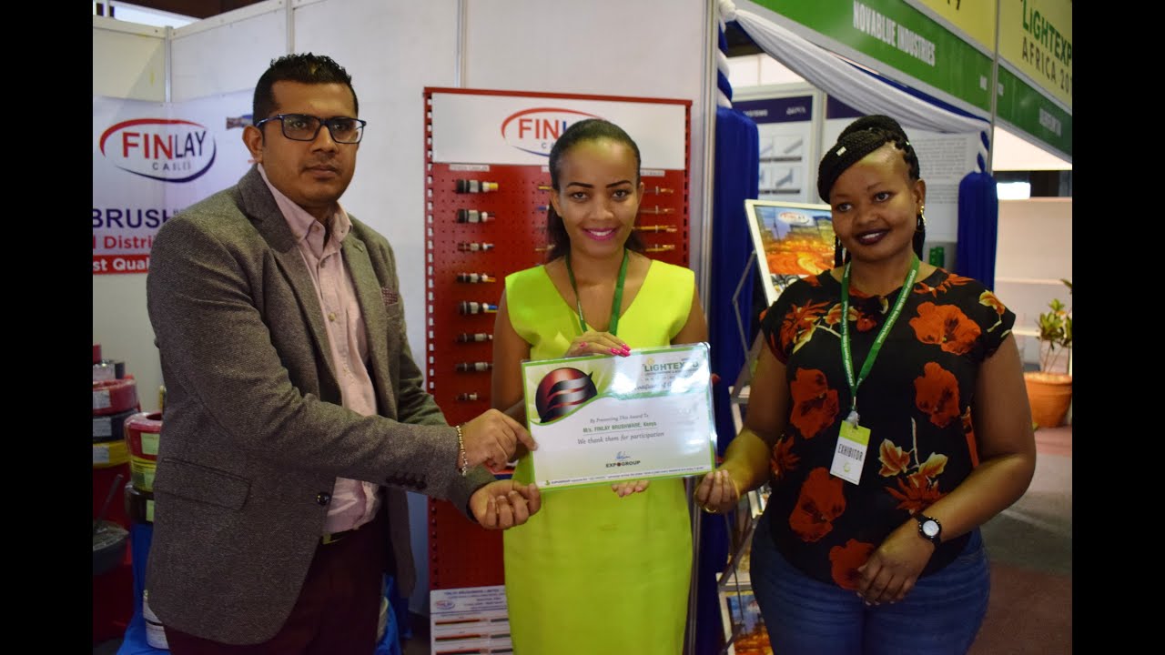 FINLAY BRUSHWARE, KENYA at Lightexpo Kenya 2019 - YouTube