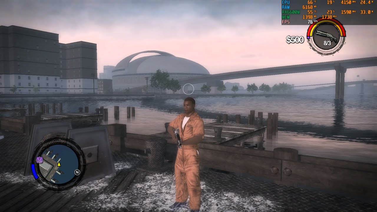Saints Row 2 (Max Settings) - RX 6600M - R5 5600H - Lenovo Legion 5 ...