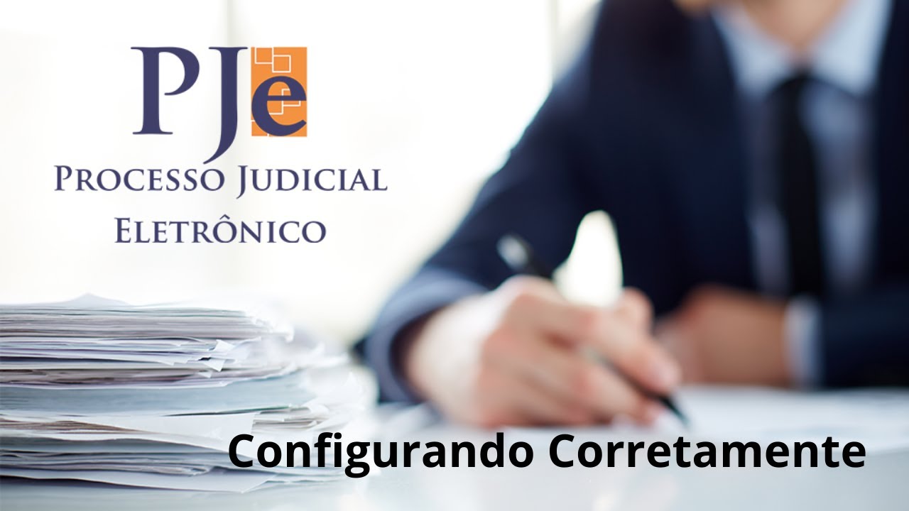 Configurando o PJe - Processo Judicial Eletrônico - YouTube