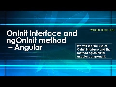 Angular OnInit interface | What is the use of ngOnInit method of OnInit ...