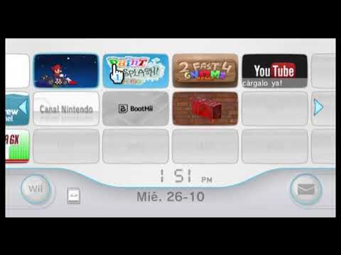 My Wii Menu & saves (26/10/2022) - YouTube