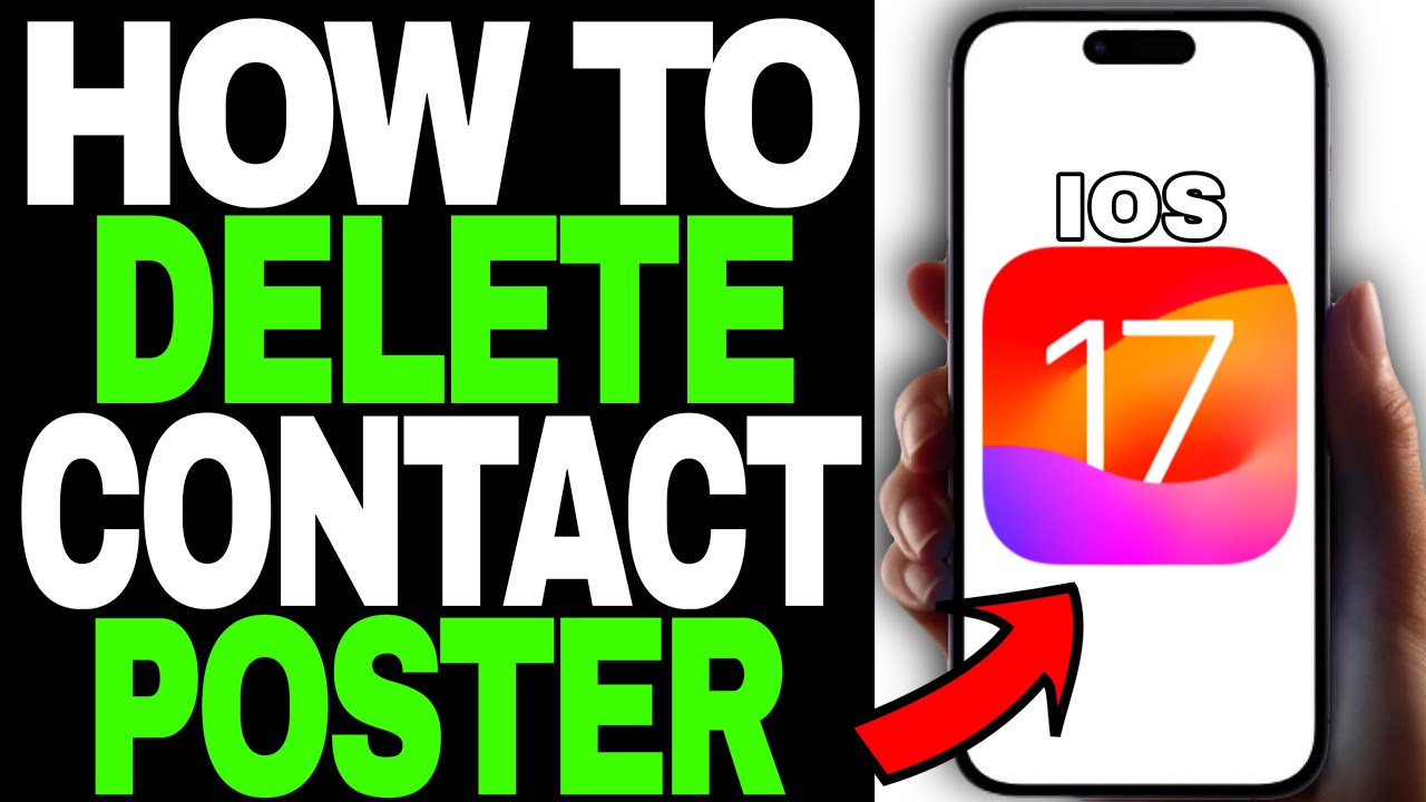 How to Delete Contact Poster on iPhone (iOS 17.3) - YouTube