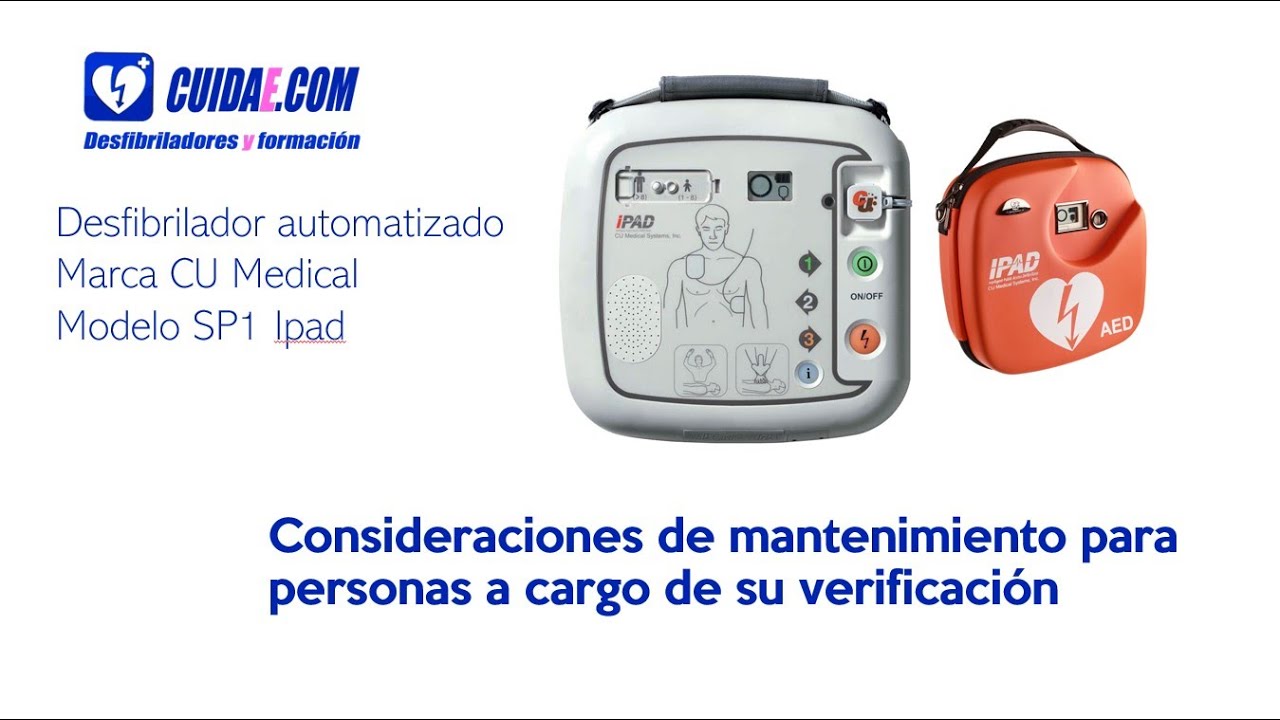 Cómo llevar a cabo el chequeo mensual del DEA CU MEDICAL SP1 - YouTube