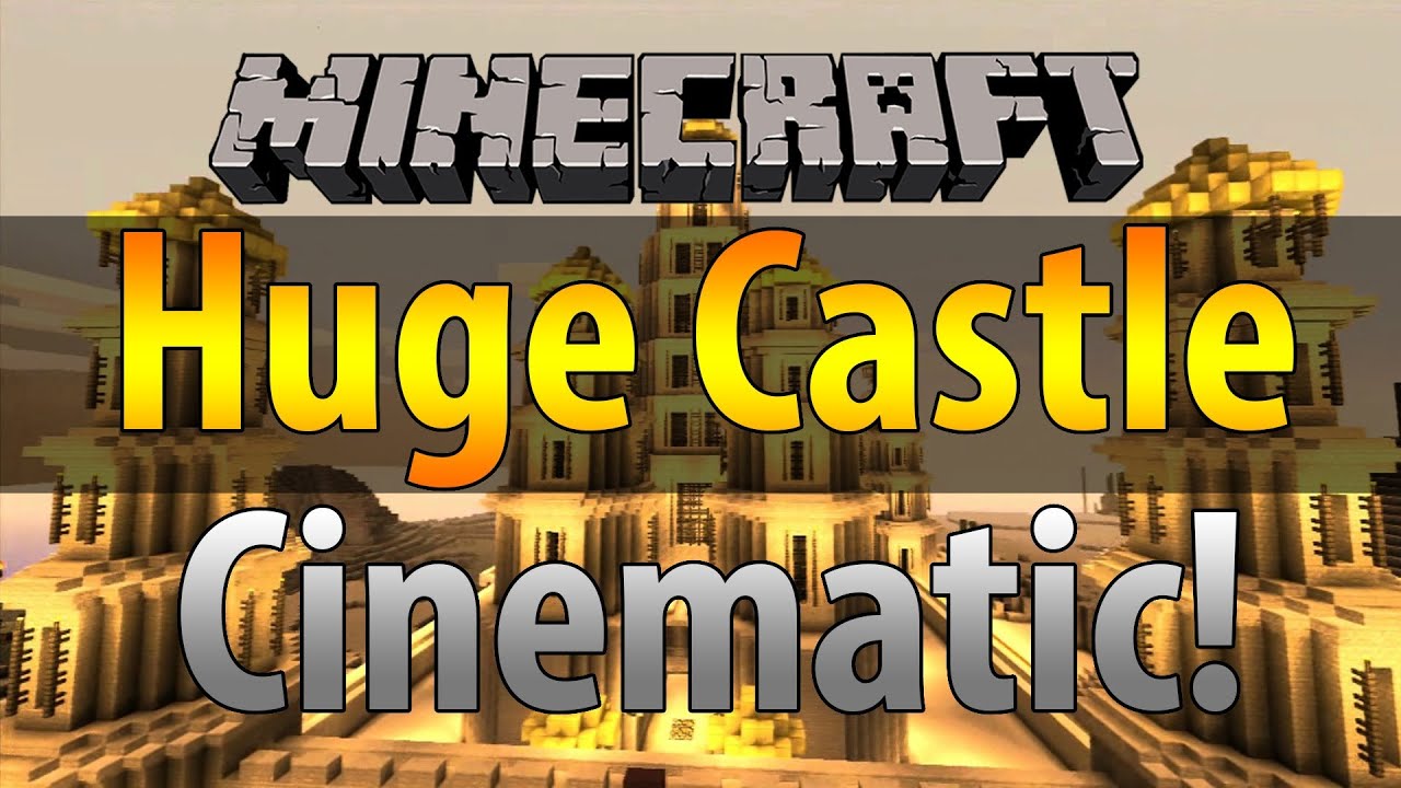 Minecraft Xbox 360 Edition: Huge Sand Castle Cinematic w ...