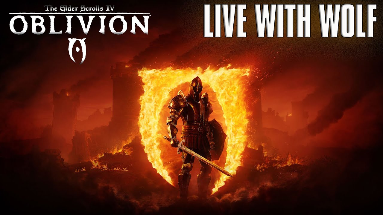 OBLIVION REMASTER OPEN WORLD GAMEPLAY LIVE WITH WOLF! - YouTube